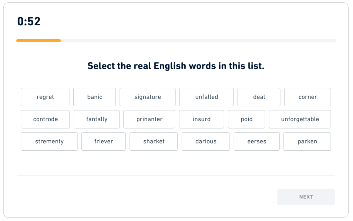 Contents of the Duolingo English Test｜Eigo-Ringo